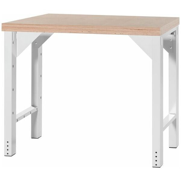 GARANT Vario Basic workbench, height 850 mm, Beech marine ply worktop ...